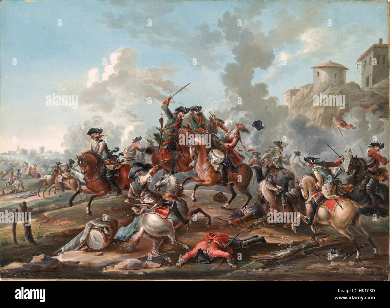 Cavalry battle scene hi-res stock photography and images - Alamy