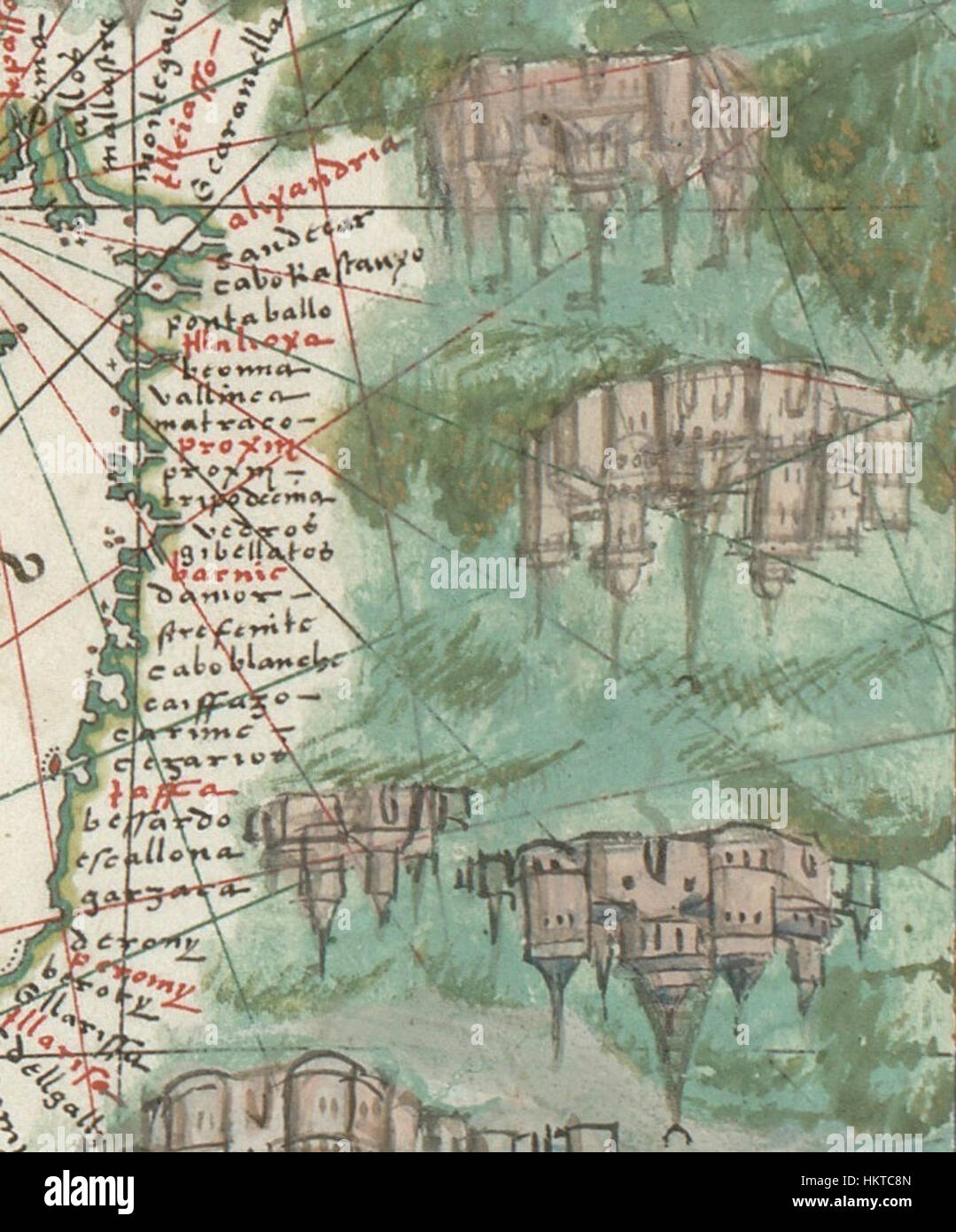 The Portolan Atlas from 1547, created anonymously in Dieppe, provides ...