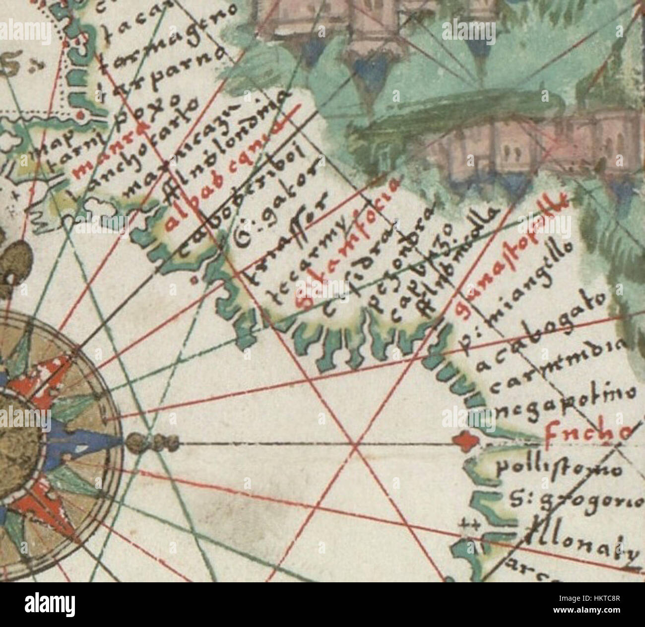 The Portolan Atlas, created anonymously in Dieppe in 1547, is a ...