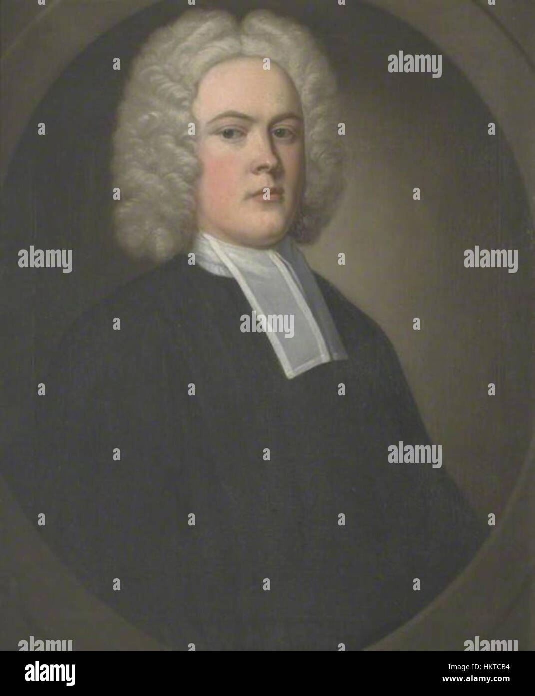 This historical portrait depicts Euseby Isham, a notable English figure ...