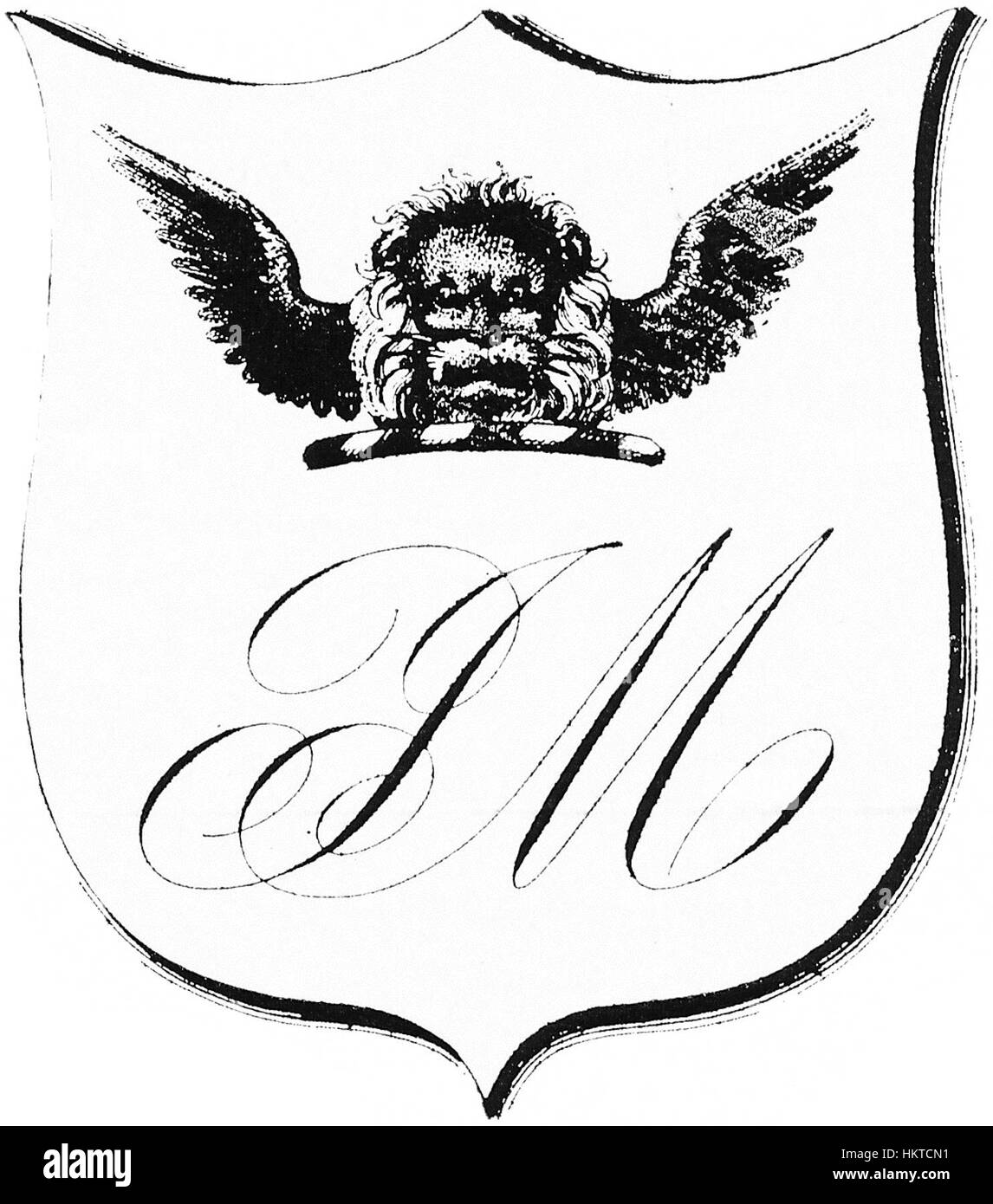 This ex-libris design by Joseph Masson reflects the personalized ...