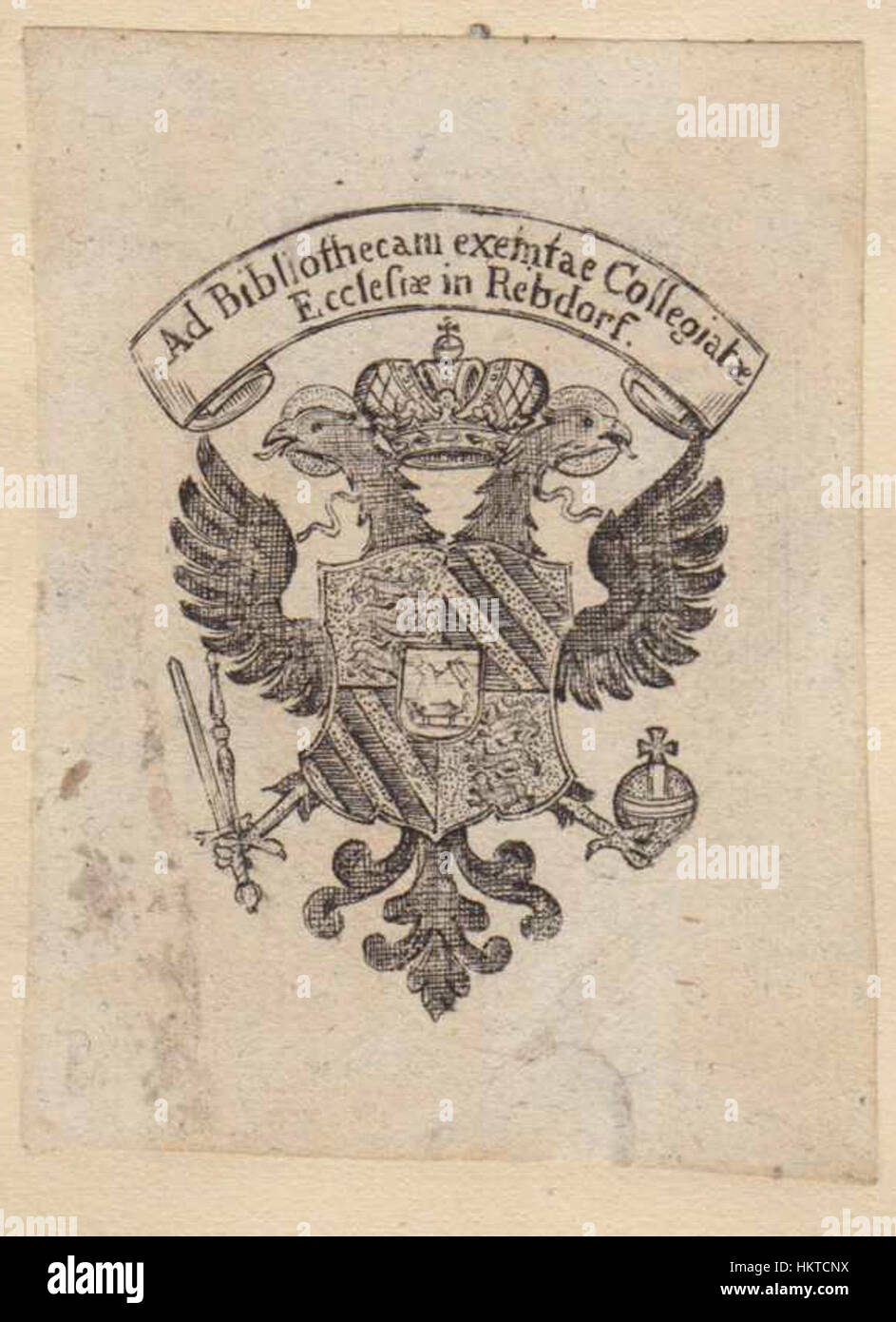 Ex-libris Rebdorf 01 Stock Photo - Alamy