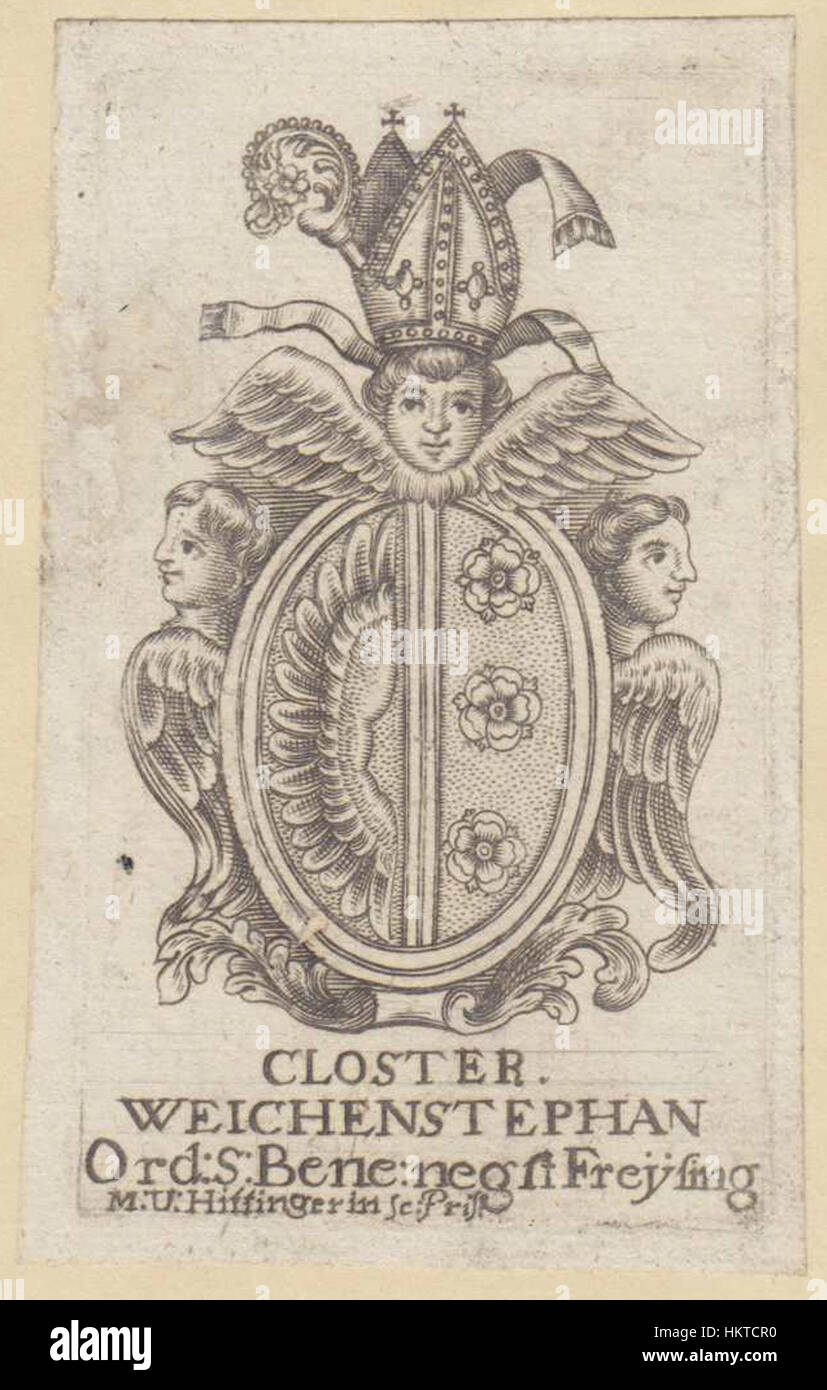 This Ex-libris illustration is part of the Weihenstephan collection ...
