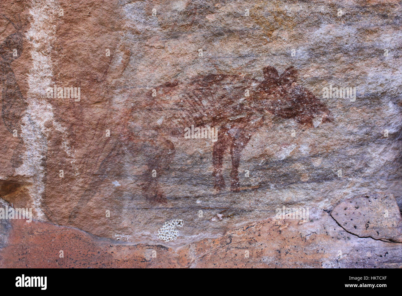 This artwork, part of the Google Art Project, depicts an extinct animal ...