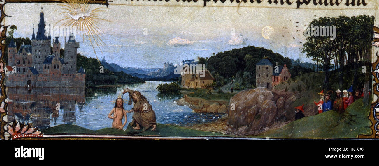 The 'Eyck Baptism' refers to the well-known piece of religious art ...