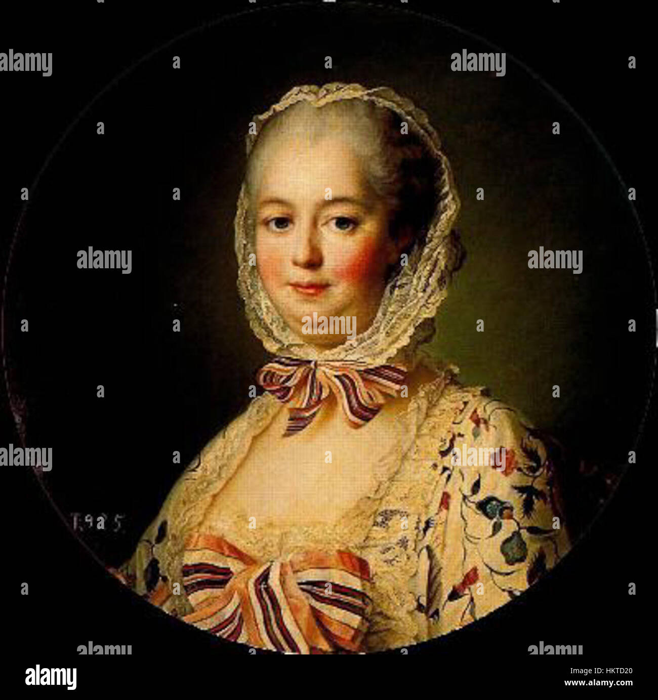 A portrait of Madame de Pompadour, created by French artist François ...