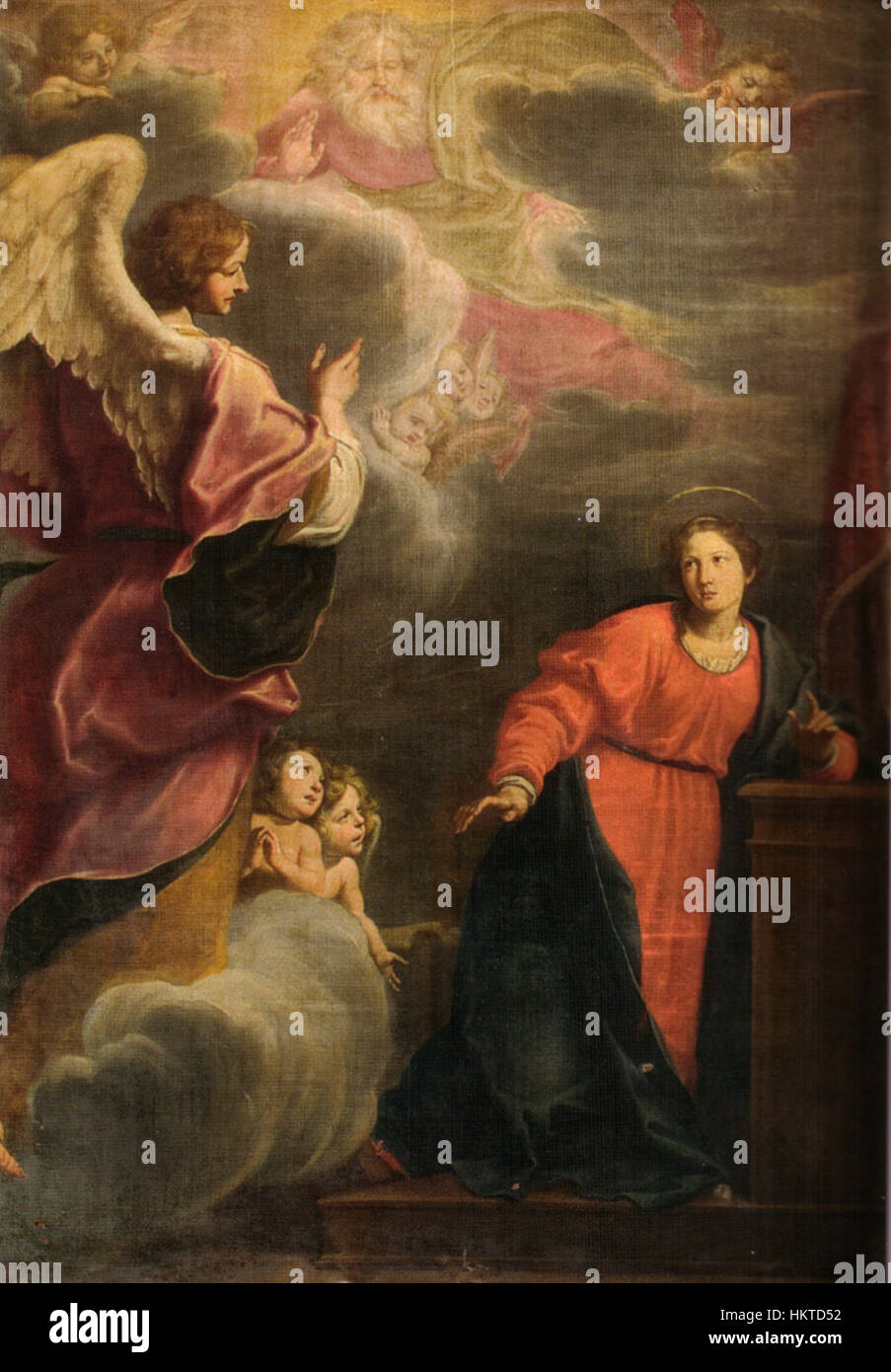 Fabrizio Boschi's 'Annunciazione' depicts the biblical moment of the ...