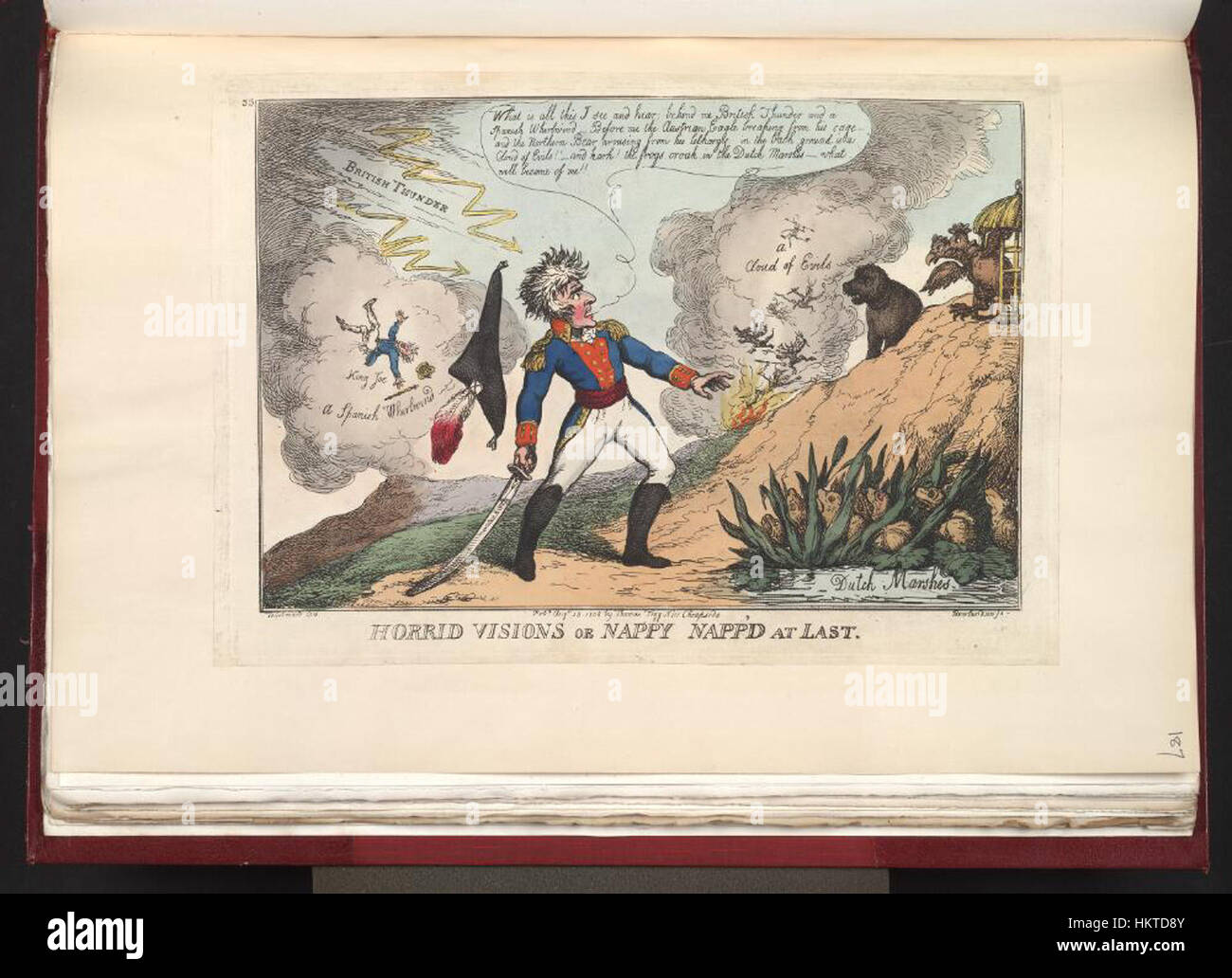 A 19th-century artwork from the Bodleian Libraries depicting a surreal ...