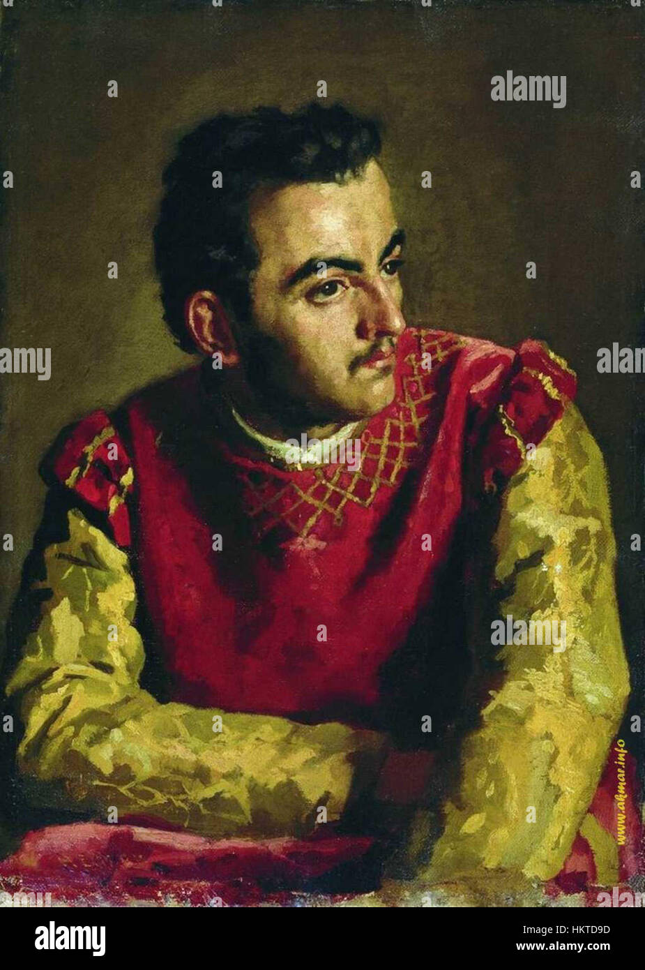 This painting depicts False Dmitriy, a controversial figure in Russian ...