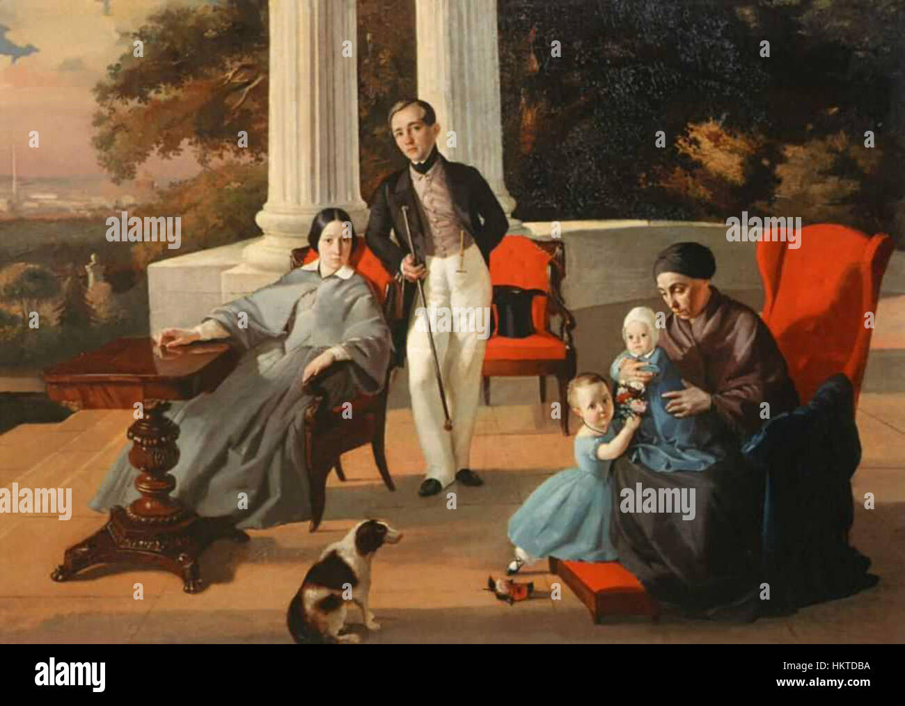 Family Portrait (Evgraf Sorokin Stock Photo - Alamy
