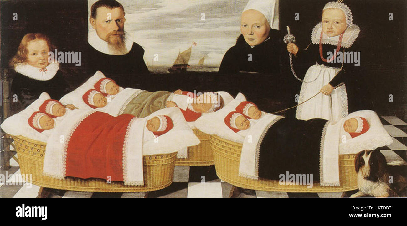 Family portrait three cradles hi-res stock photography and images - Alamy