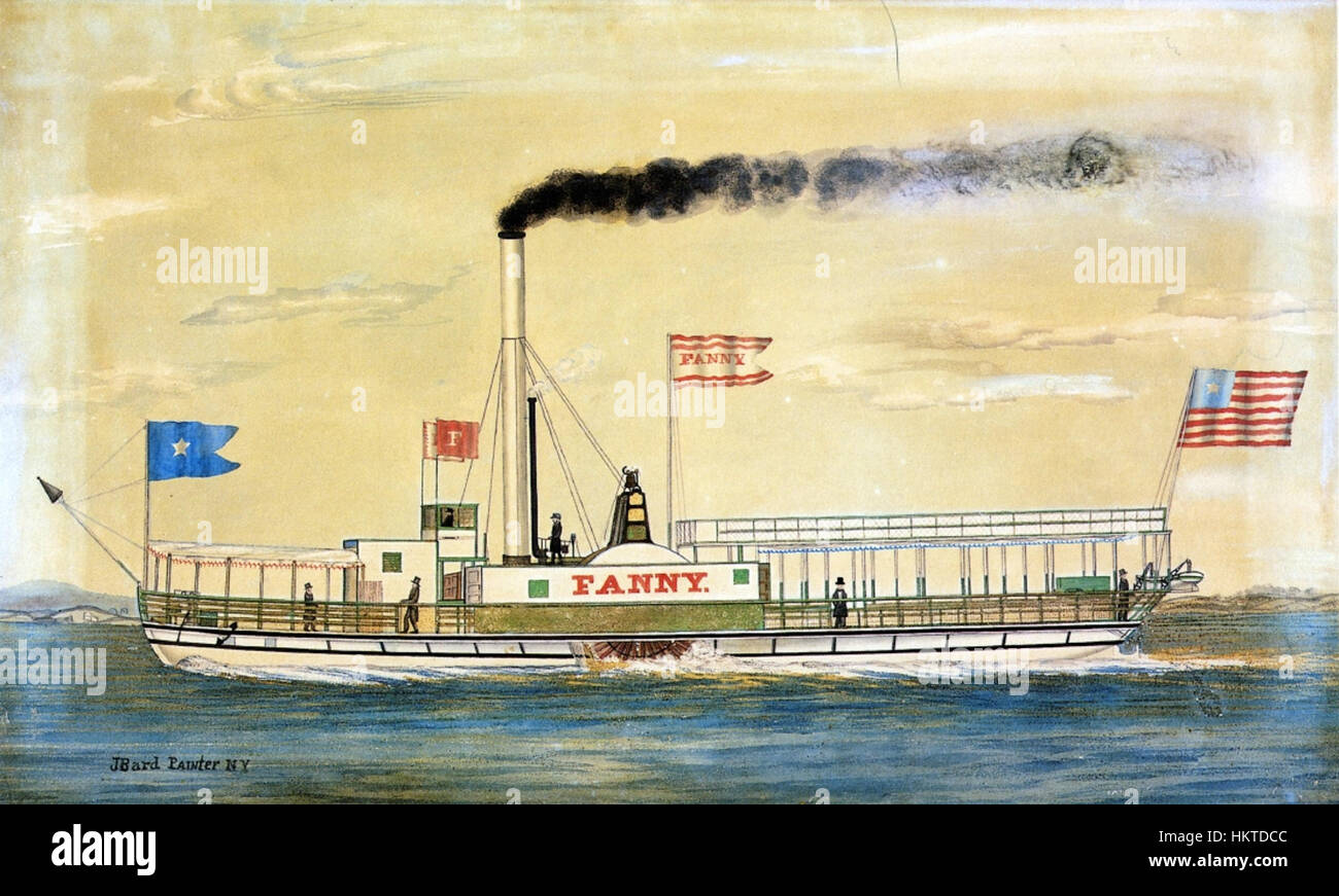 *Fanny*, a steamboat built in 1825, represents an important part of ...
