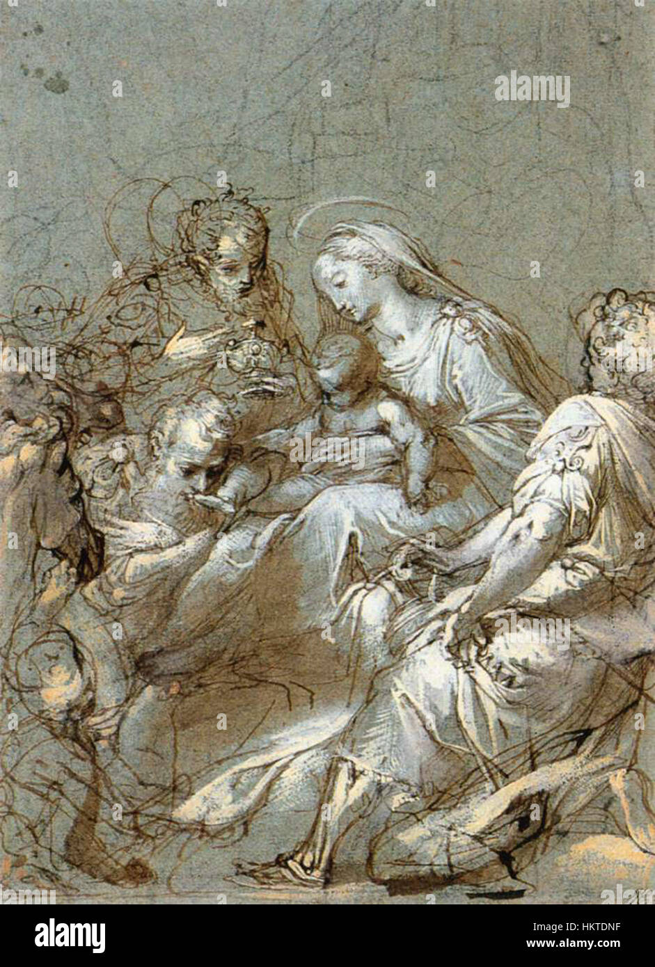 Federico Barocci’s painting, 'The Adoration of the Magi,' depicts the biblical scene of the ...