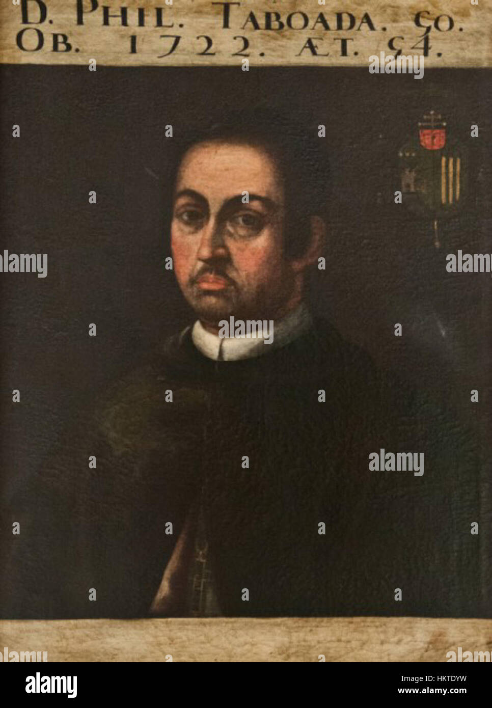 A portrait of Felipe Antonio Gil de Taboada, the Archbishop of Seville ...