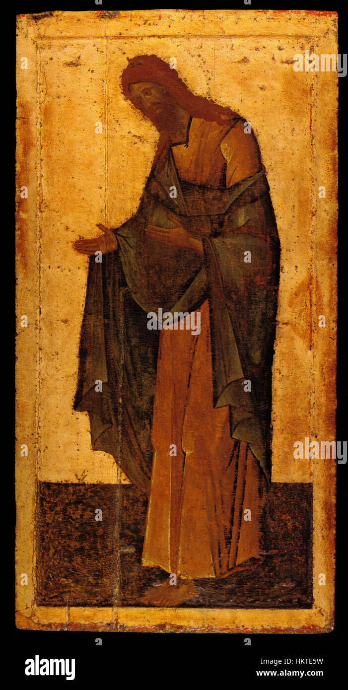 *Feofan Predtecha* is an icon that reflects traditional Eastern Orthodox religious themes. The ...