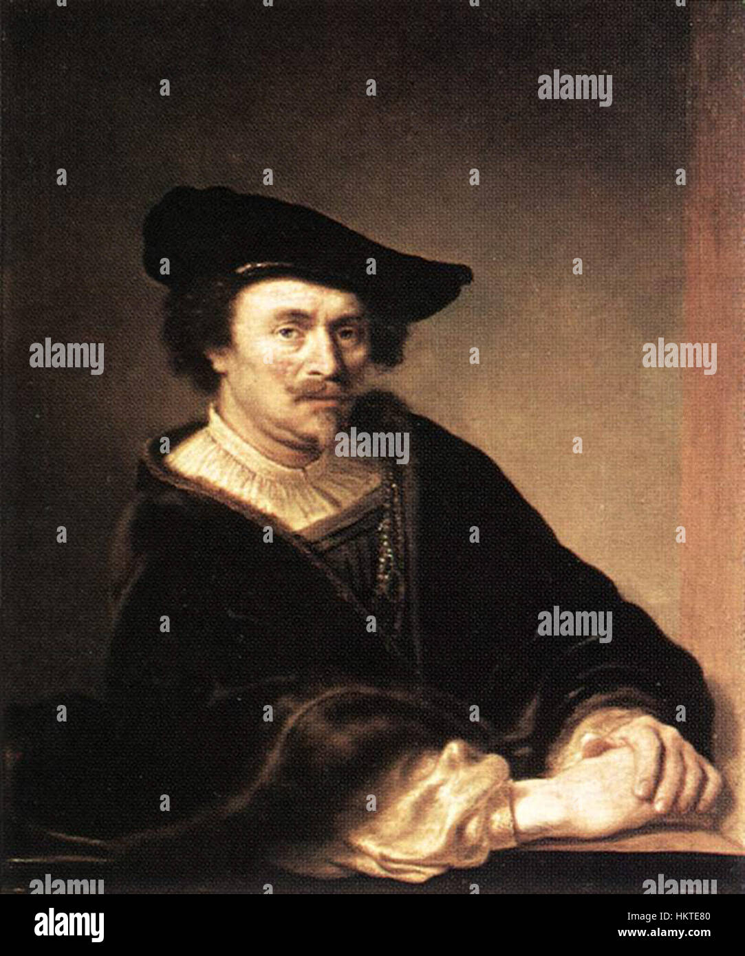 Ferdinand Bol - Portrait of a Man - WGA2358 Stock Photo - Alamy