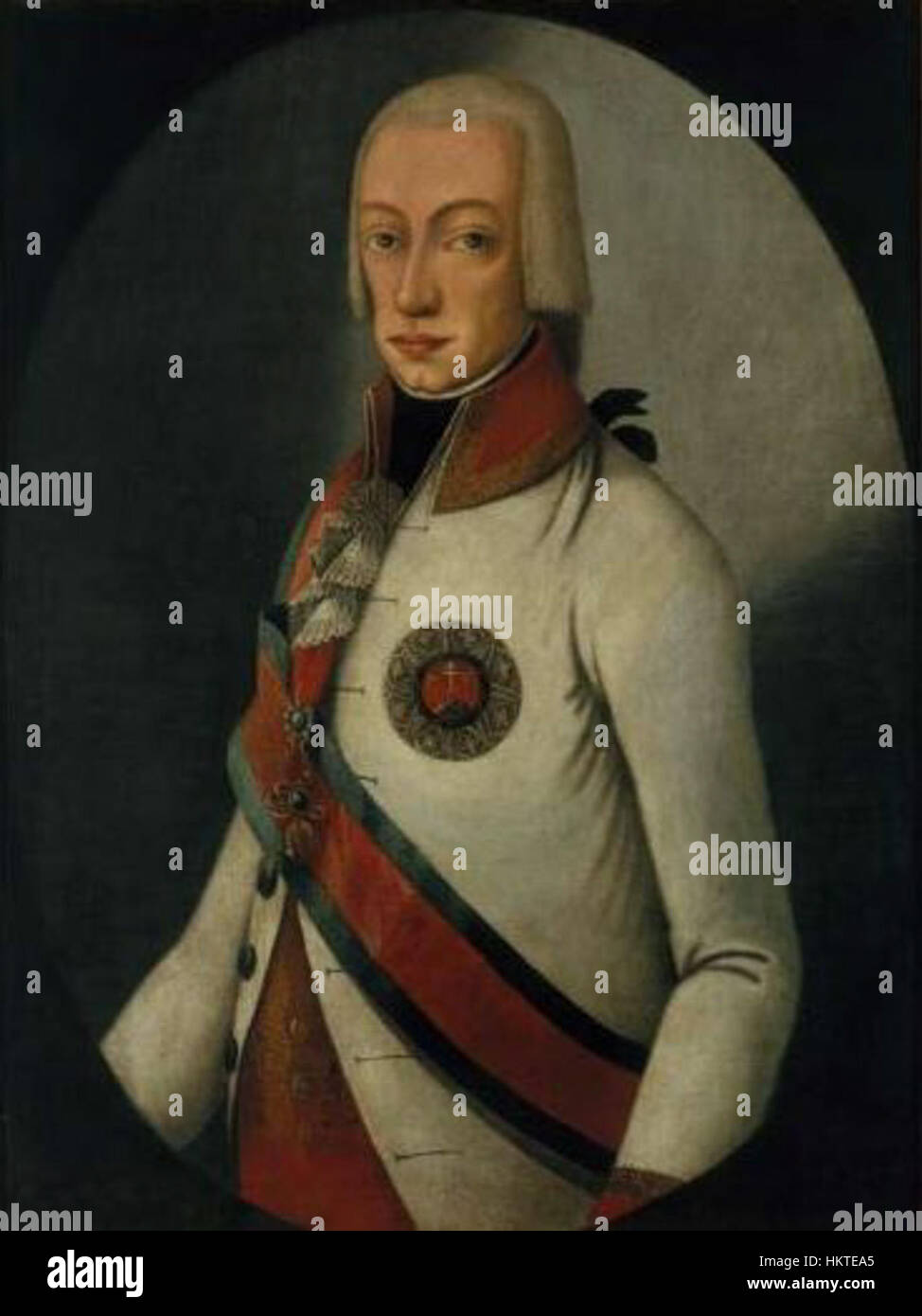 Ferdinand III, Grand Duke of Tuscany, is depicted in this portrait. A ...