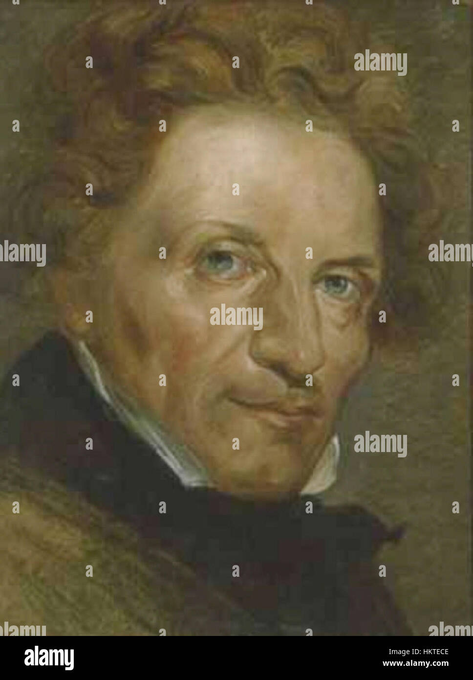 The portrait of Ferdinand Raimund, painted by Friedrich Schilcher ...