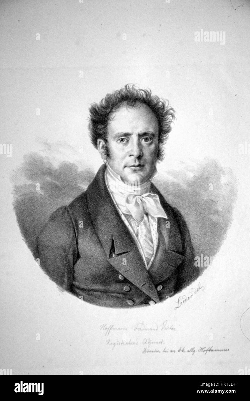 This lithograph by Ferdinand Victor Hoffmann captures a historical ...