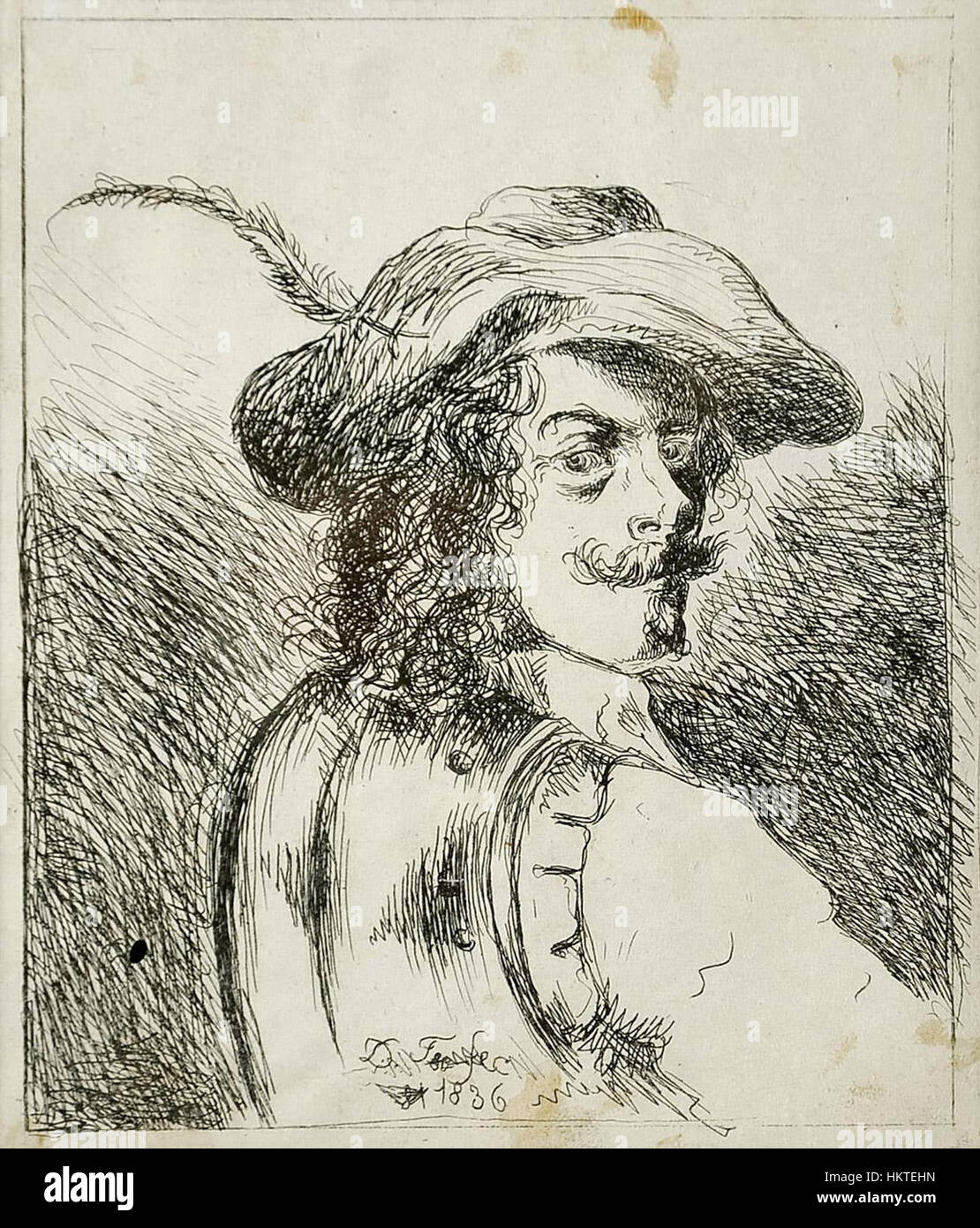 Fernando II of Portugal - Retrato de fidalgo olhando de perfil, 1836 ...