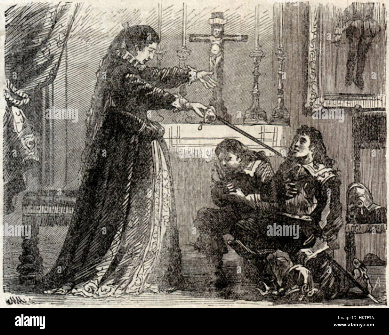 The painting of *Filipa de Vilhena* from *Diario Illustrado* (1892 ...