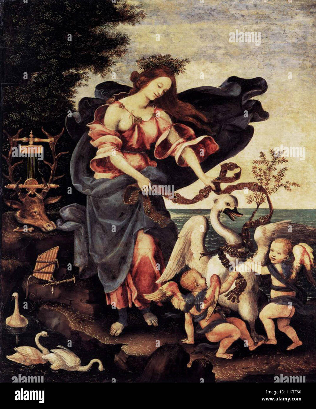 Renaissance music painting hi-res stock photography and images - Alamy