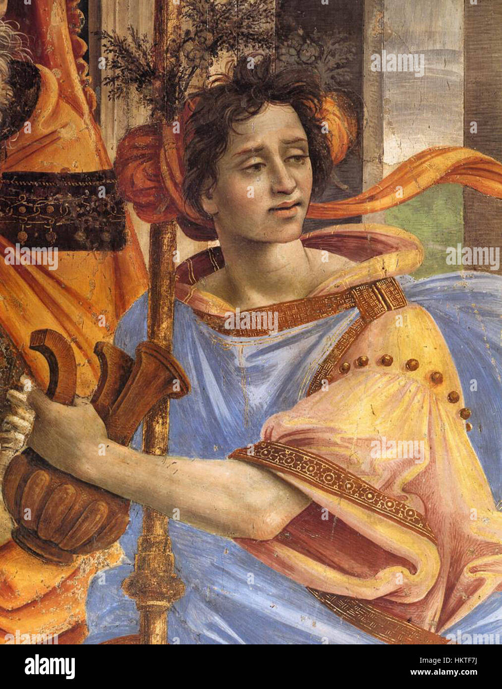 This detailed artwork by Filippino Lippi, titled 'St. John the ...