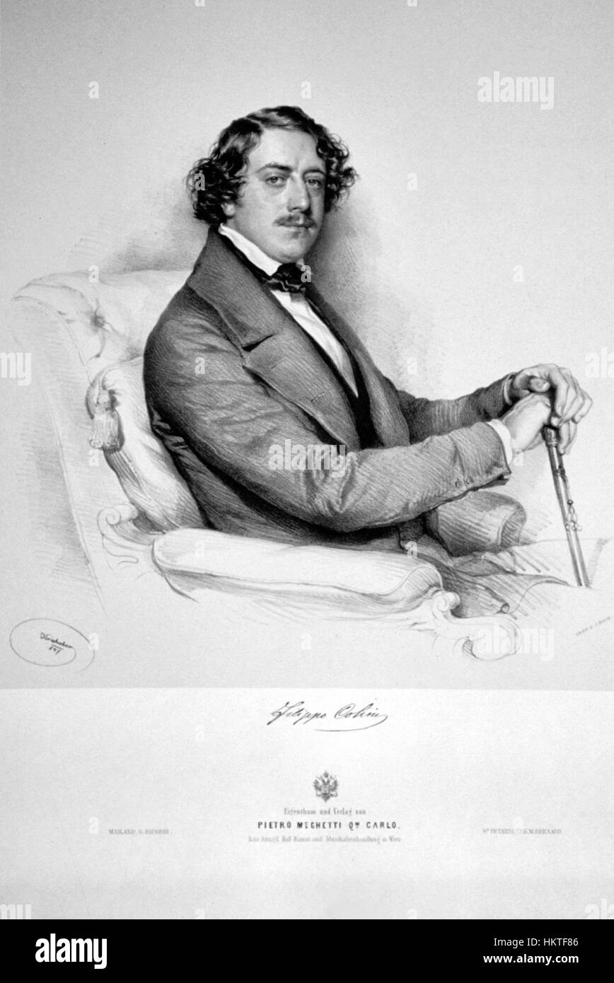 This lithograph by Filippo Colini presents an intricate composition of ...