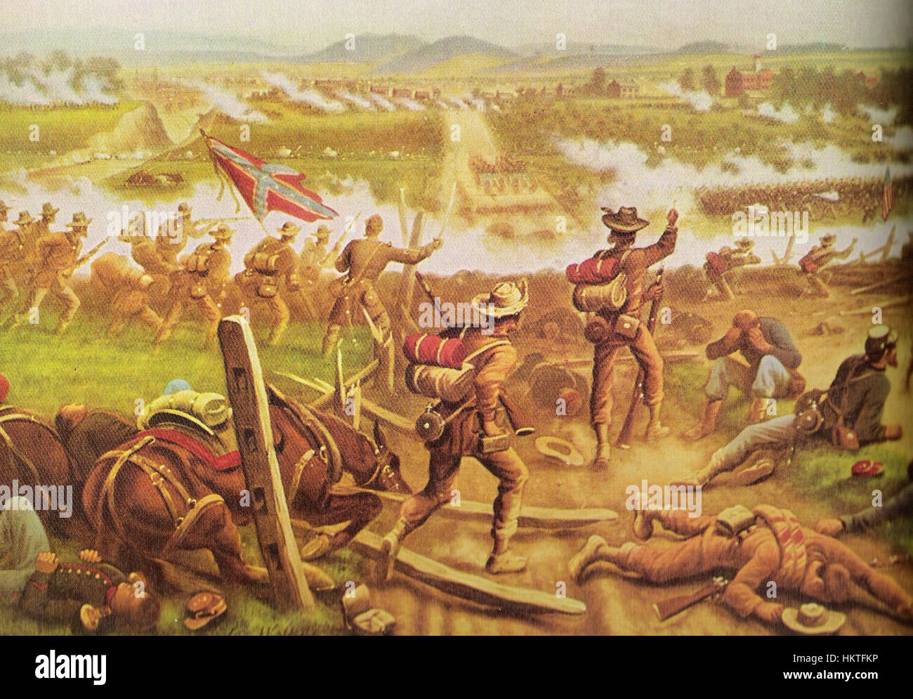 Gettysburg painting hi-res stock photography and images - Alamy