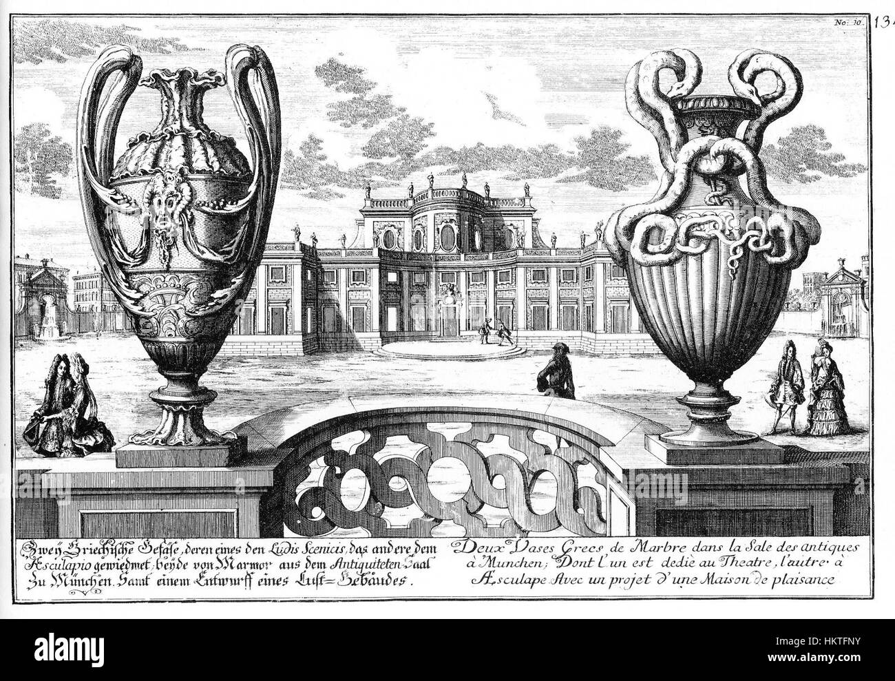 This artwork by Fischer von Erlach showcases the architectural beauty ...