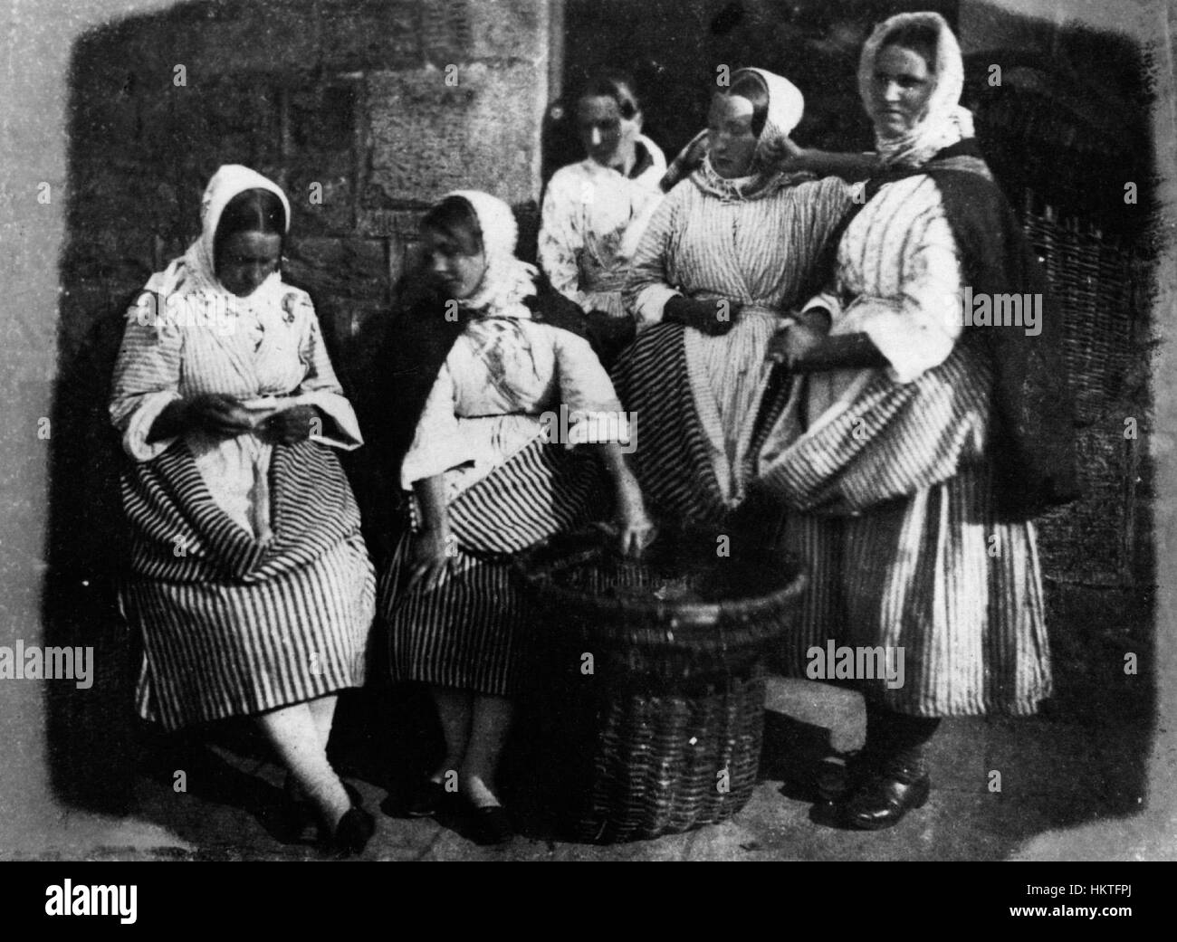 Fisher Lassies by Robert Adamson Stock Photo - Alamy