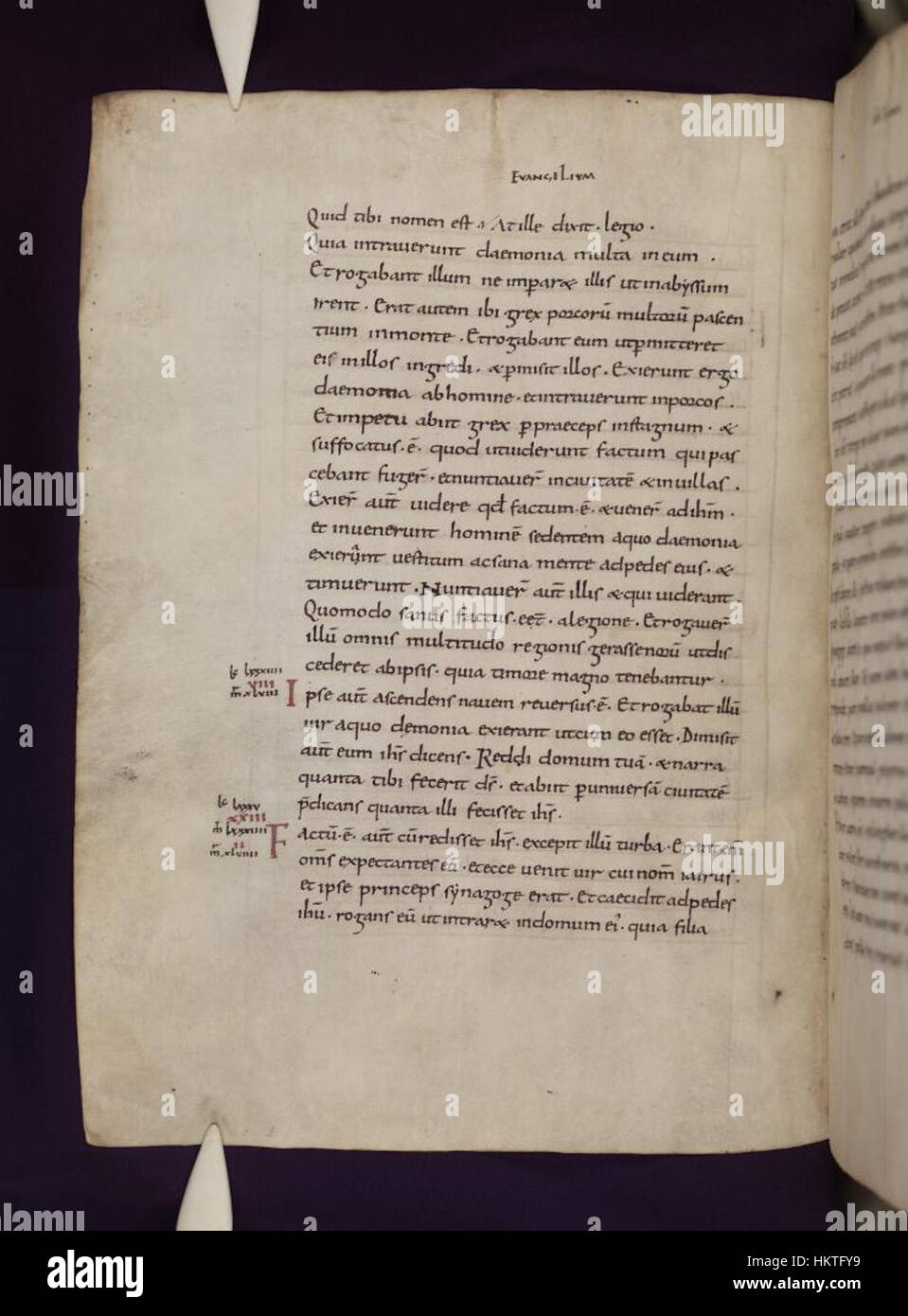 The Latin Gospels manuscript, housed at Bodleian Libraries, is an ...