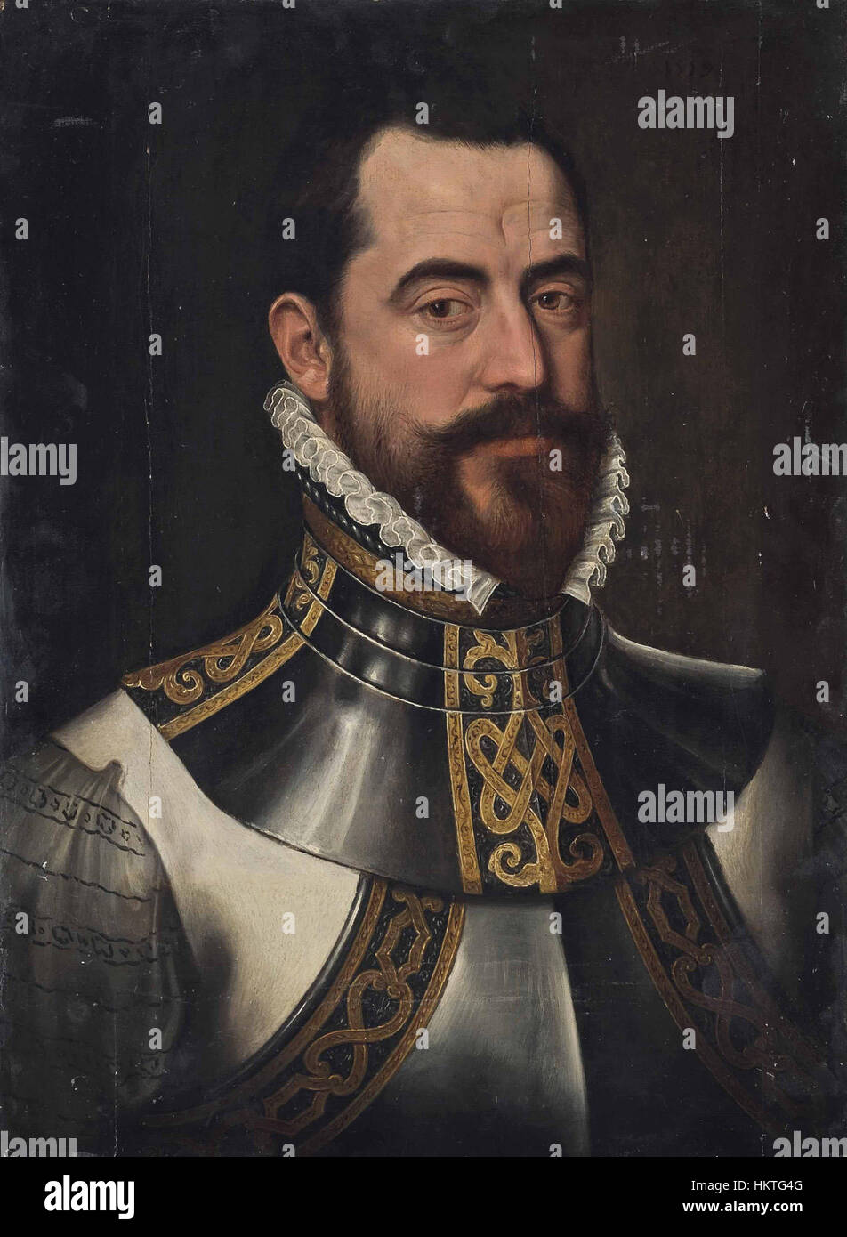 Oil painting portrait armour hi-res stock photography and images - Alamy