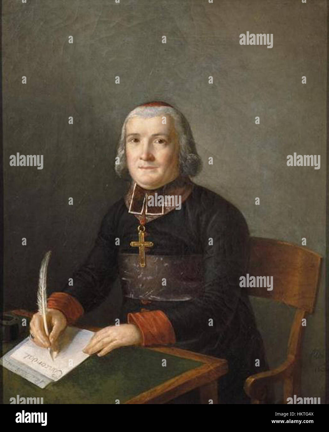 The painting depicts Cardinal Joseph Fesch, an influential figure in ...