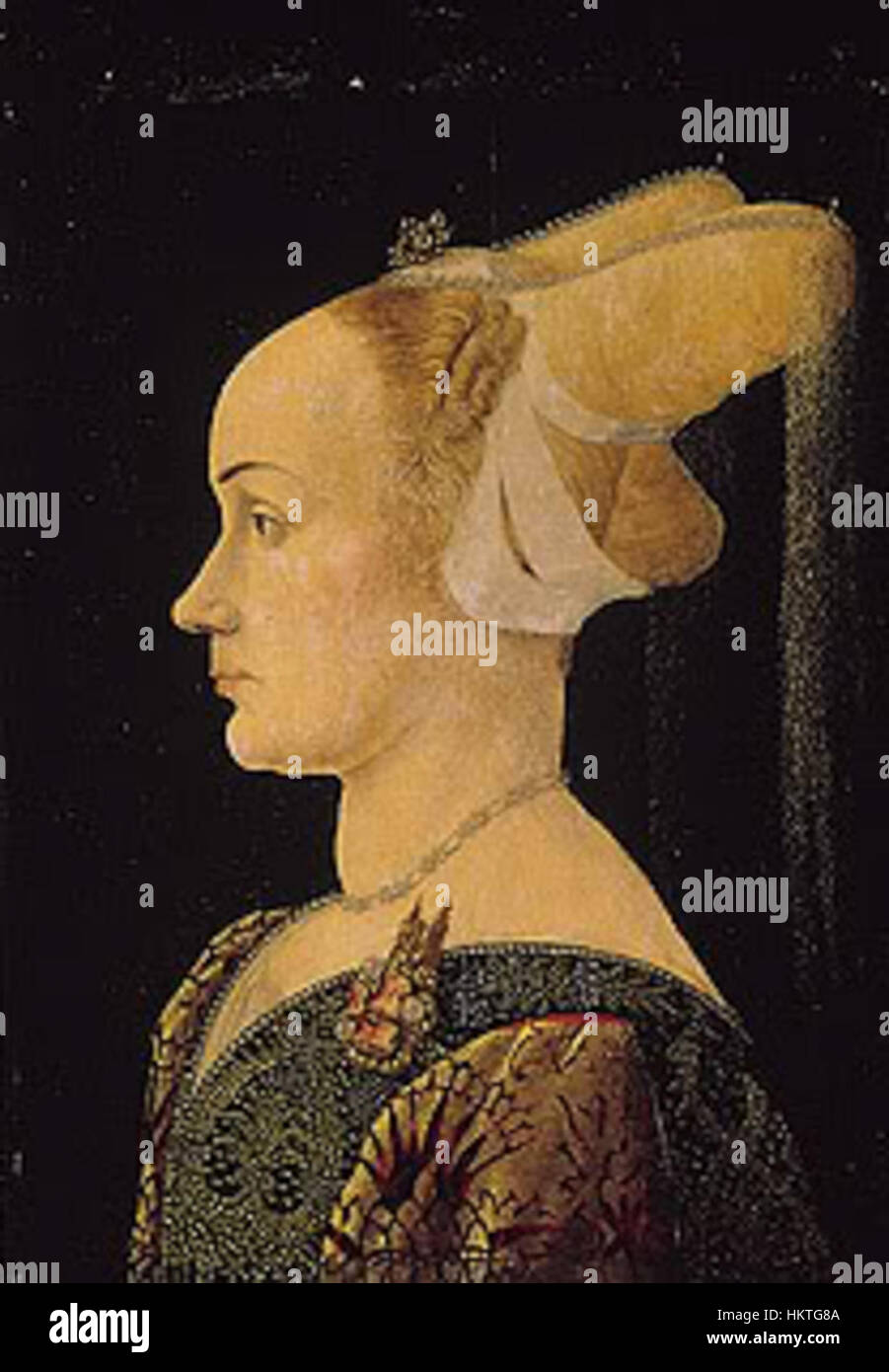 This 1475 Florentine painting depicts a historical figure, likely from ...