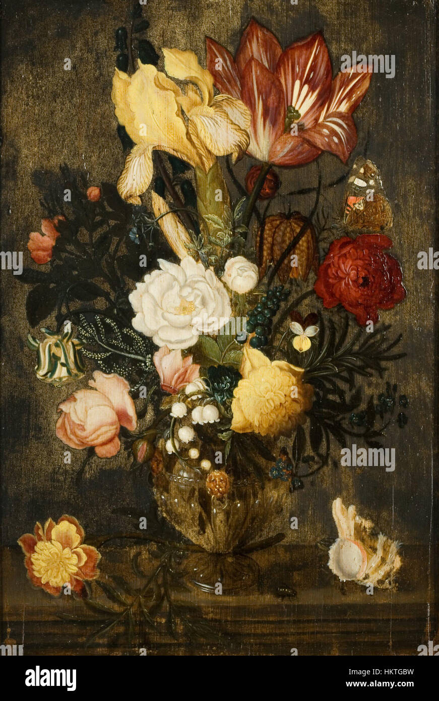 This still-life painting by Ambrosius Bosschaert the Elder, known for ...