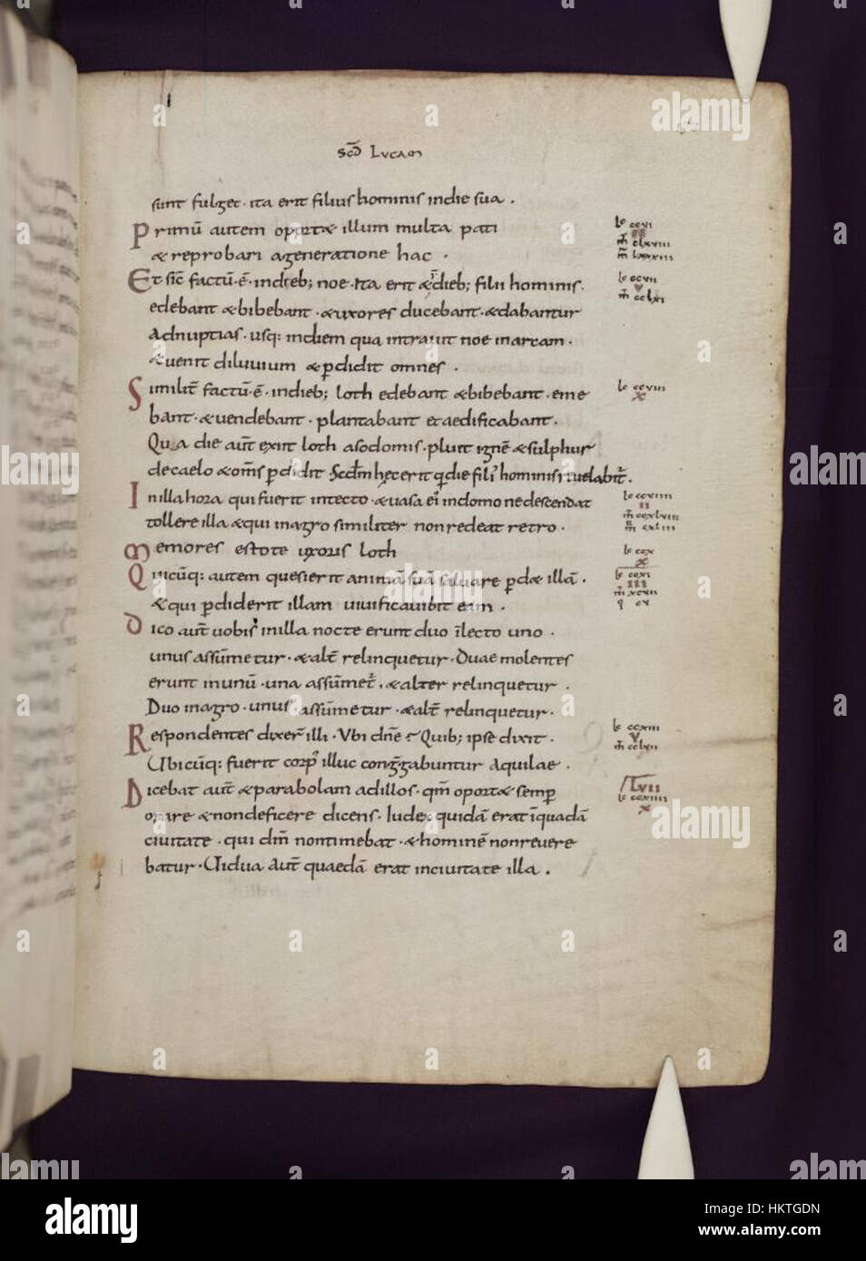 The Latin Gospels, held at the Bodleian Libraries, feature illuminated ...