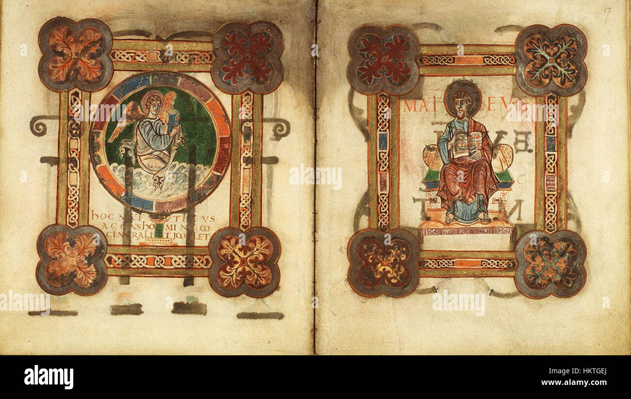 The Egmond Gospels, created around the 9th century, are a notable ...