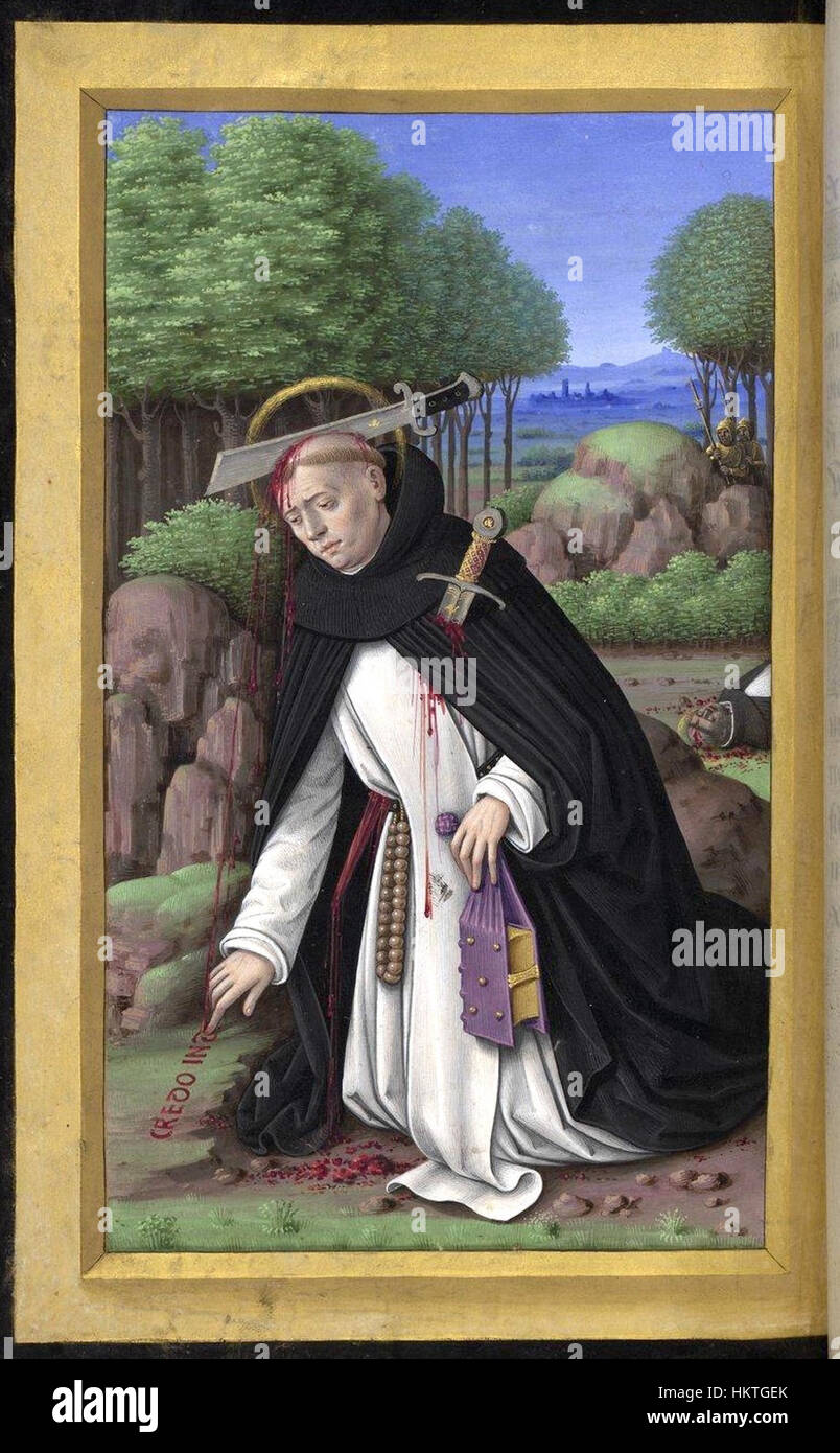 A page from the *Saint-Pierre-de-Verone* manuscript, showcasing a ...