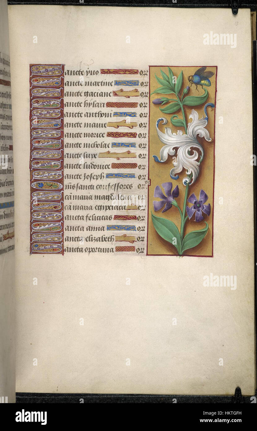 Folio 13 from the British Library is an example of medieval manuscript ...