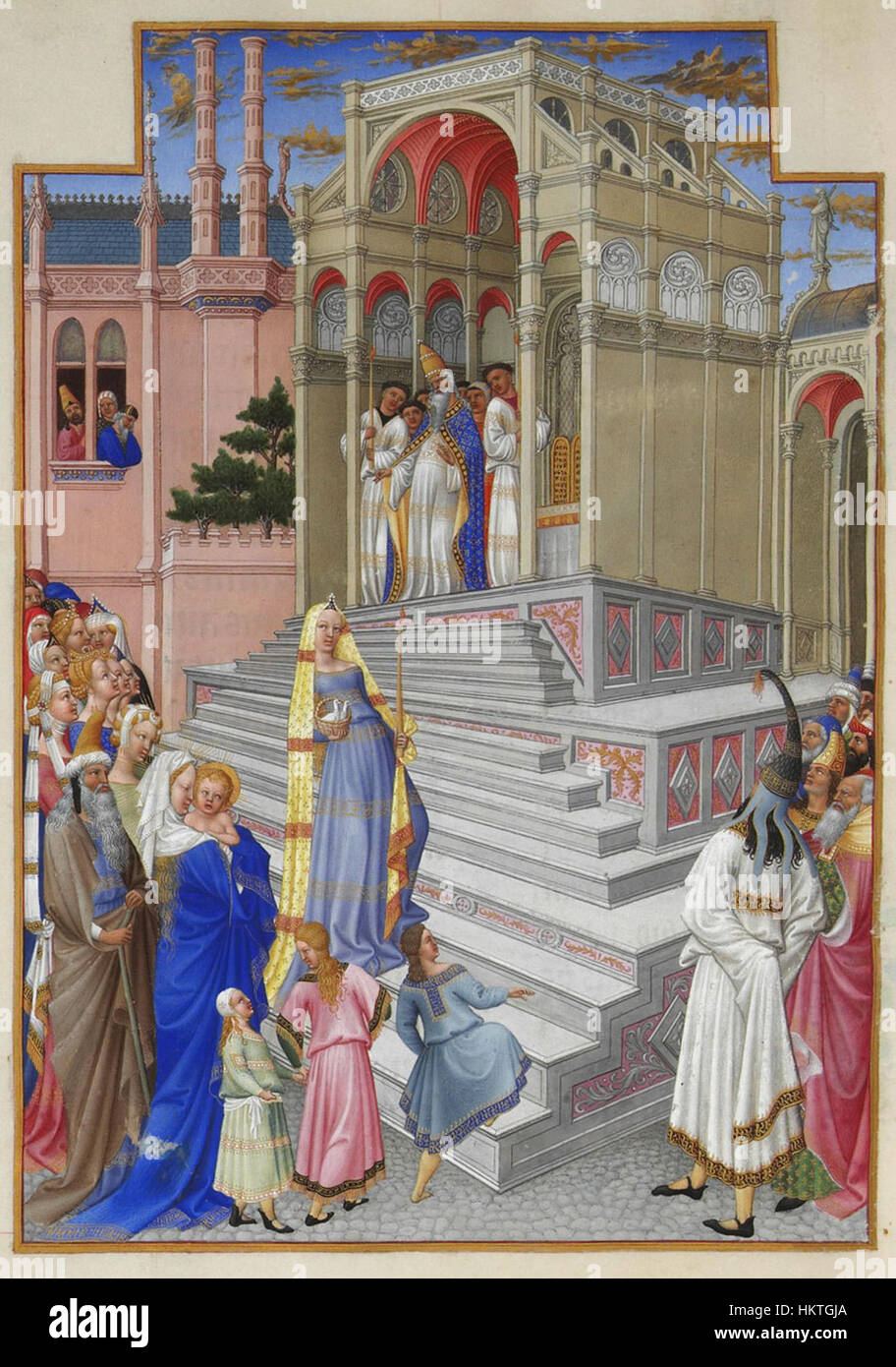 The 'Purification of the Virgin' is a religious-themed painting ...