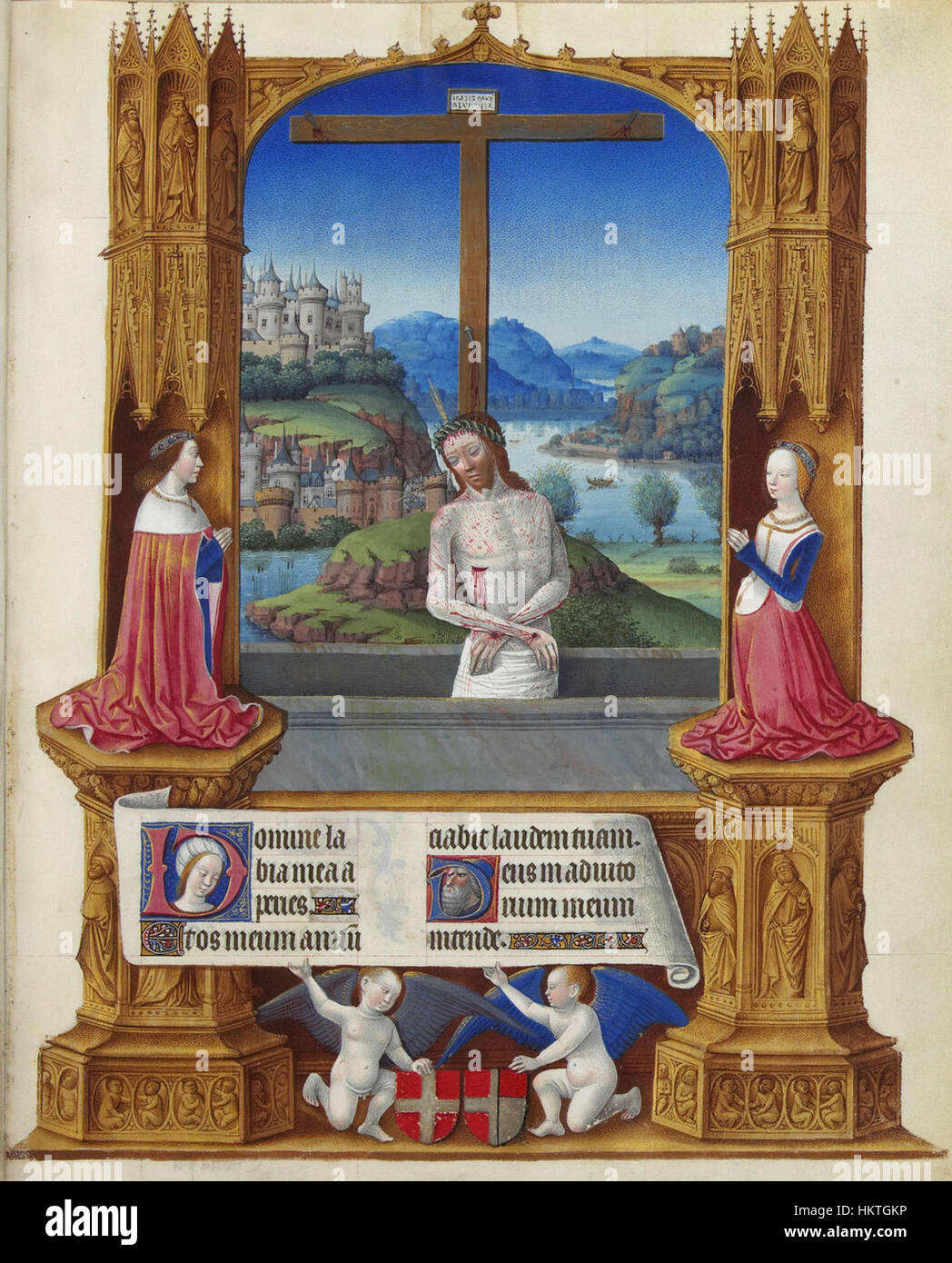 'The Man of Sorrows,' a 15th-century manuscript illustration, depicts ...