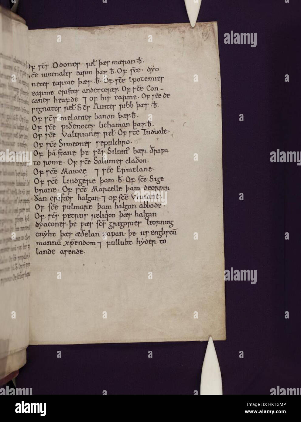 The 'Latin Gospels' manuscript held at the Bodleian Libraries is a ...