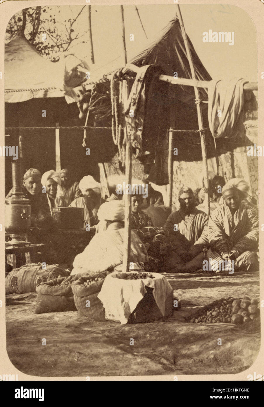 This image captures a vibrant fruit stand at the Kurban Bayram Folk ...