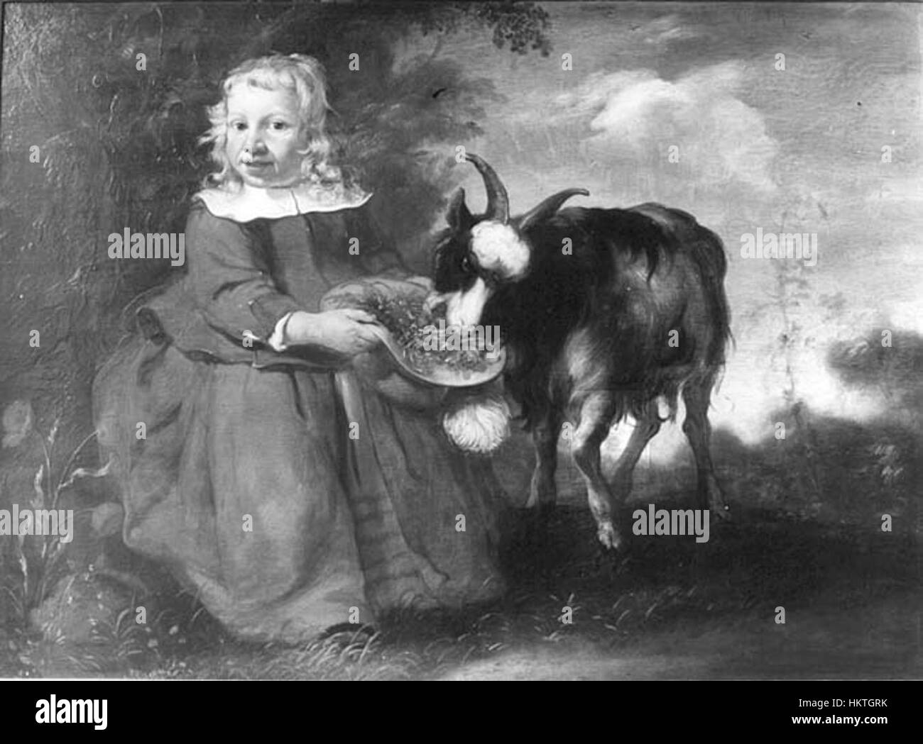 This painting, attributed to a follower of Jacob Gerritsz. Cuyp ...