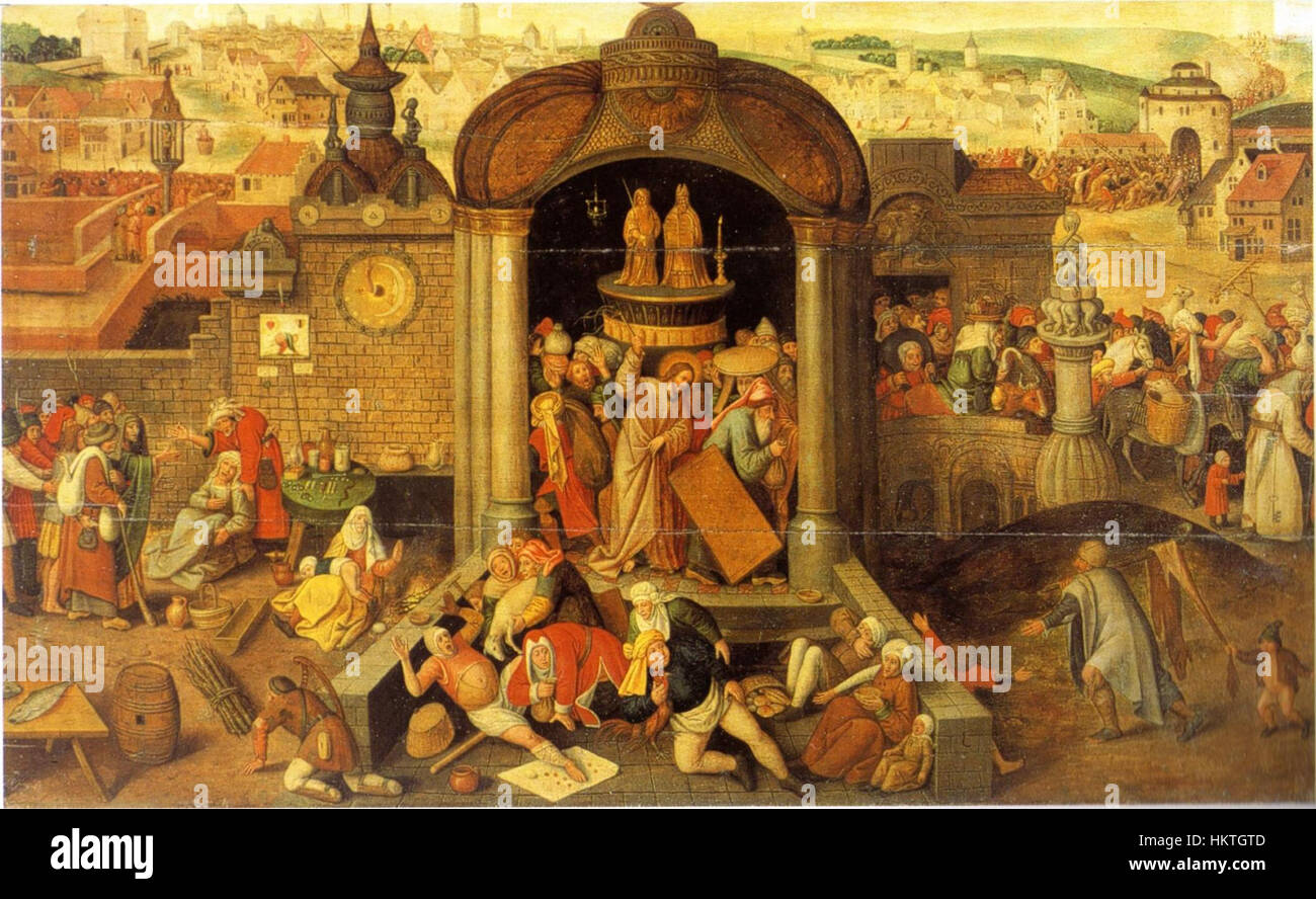 This painting, attributed to a follower of Jheronimus Bosch, follows ...