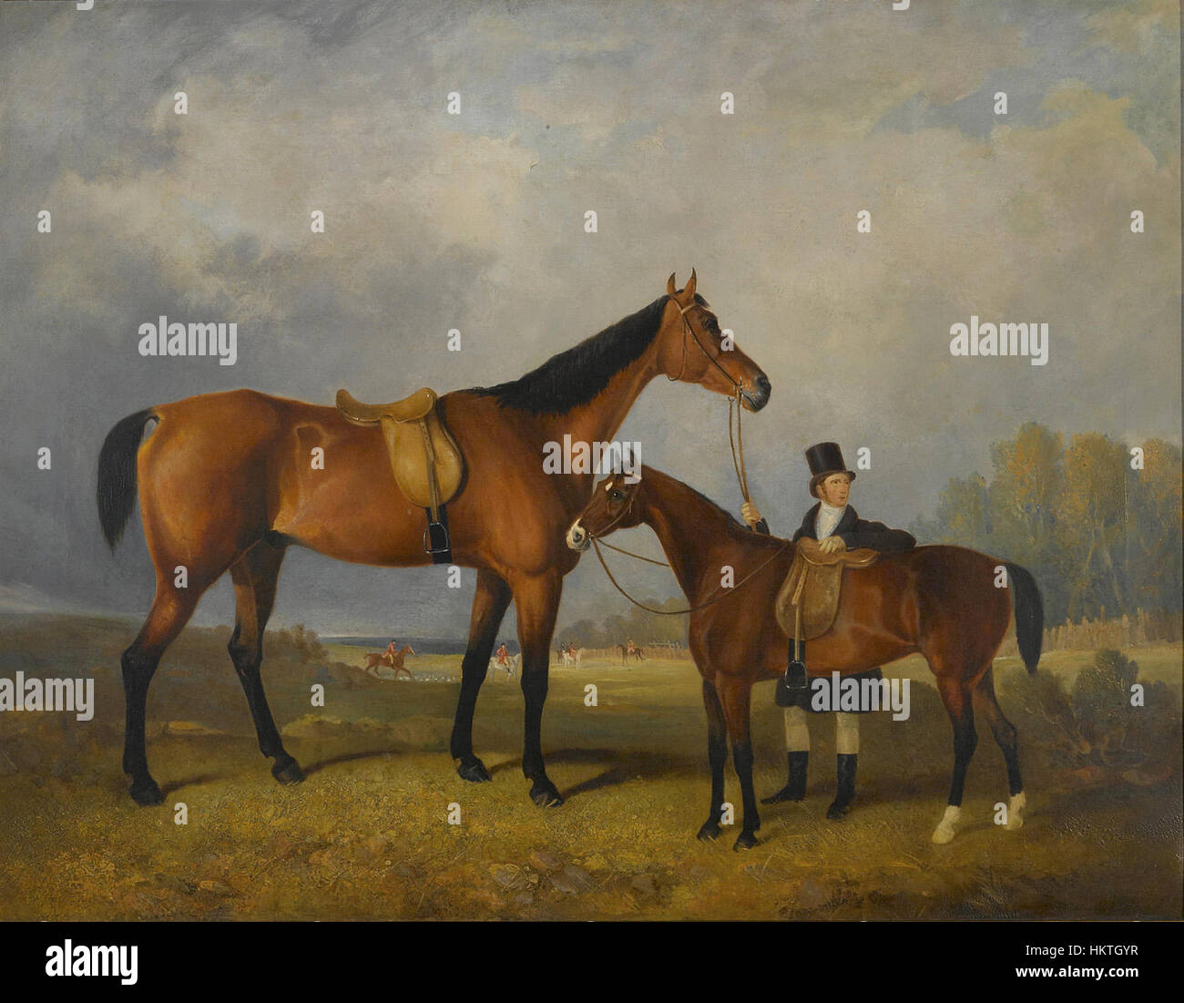 This painting, attributed to a follower of William Barraud, depicts a ...