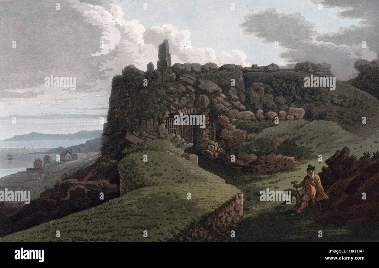 This artwork by JW Edy depicts the fortifications at Larkoul, capturing ...