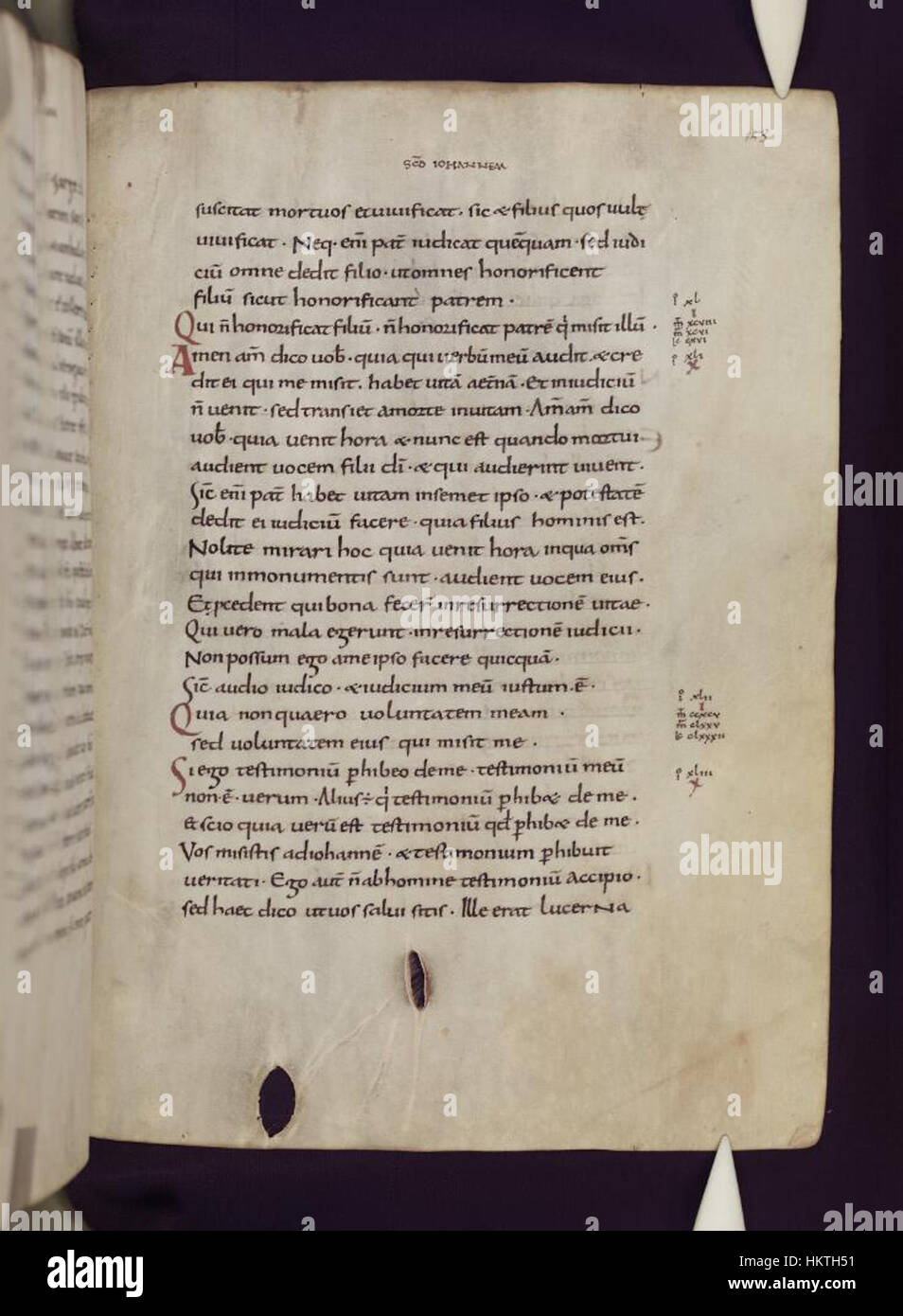 An illuminated manuscript from the Bodleian Libraries, featuring the ...