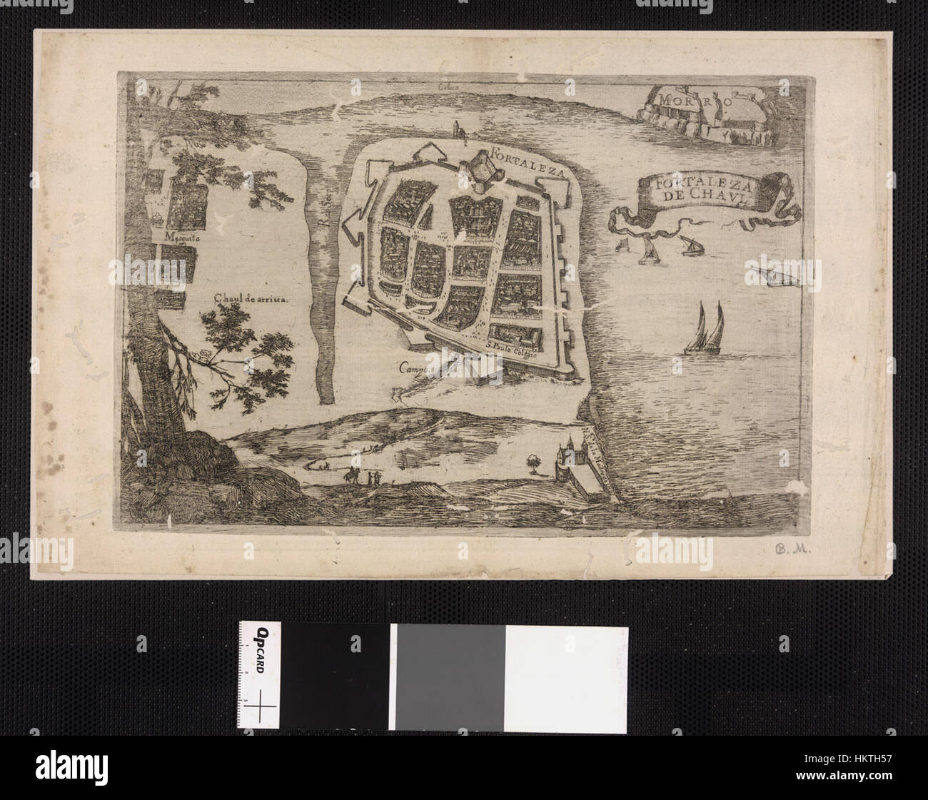 The 'Fortress of Chaul' is part of a historic collection detailing the ...